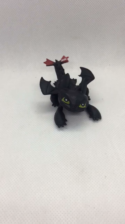 How To Train Your Dragon Toothless Night Fury Light-up Toys Set Of 12 ...